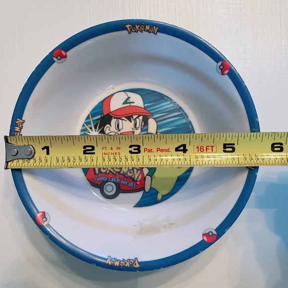 Pokemon | Toys | Pokmon Ash And Pikachu Vintage Bowl | Poshmark